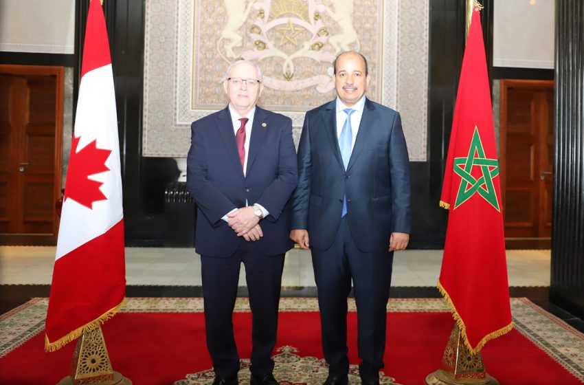 Upper House Speaker Meets Speaker of Canadian Senate