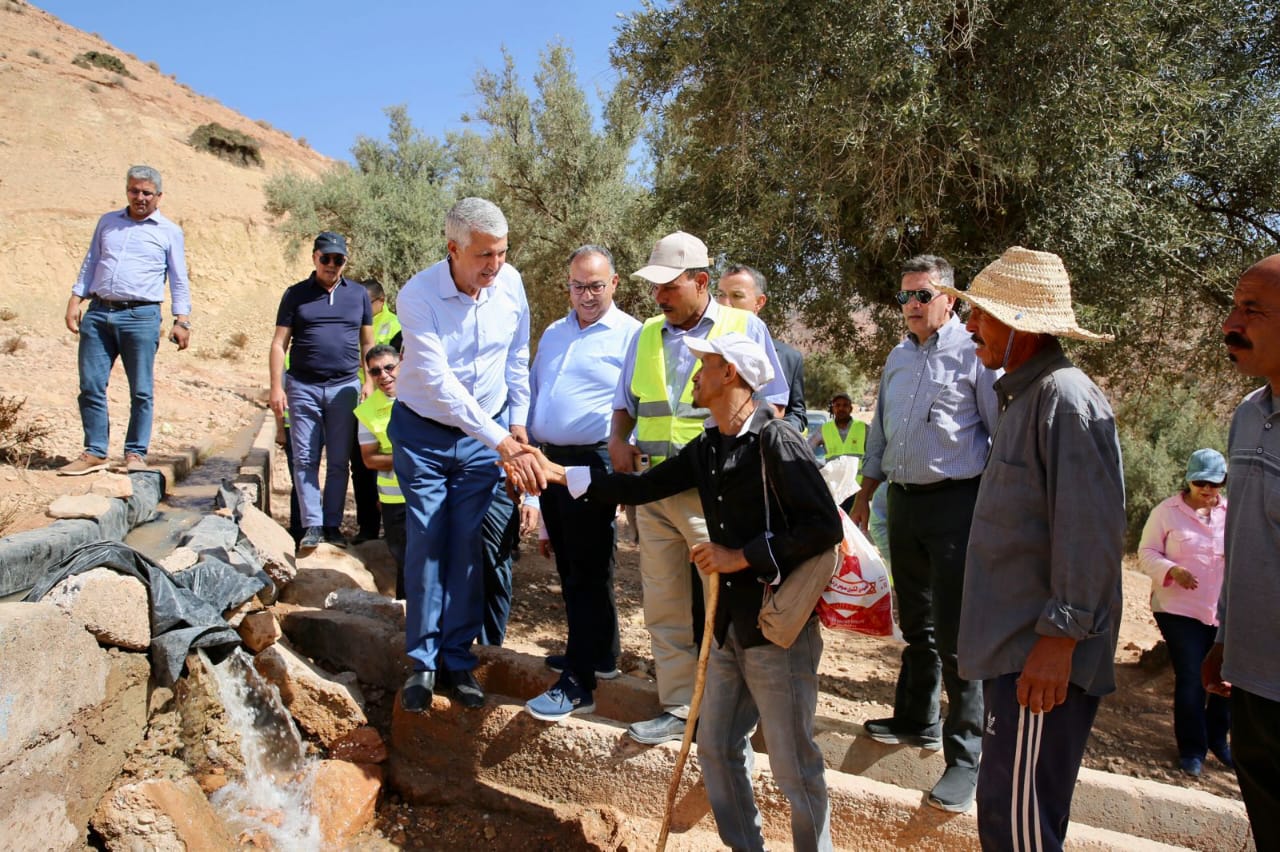 Al Haouz Earthquake: M. Mohammed Sadiki Visits Province of Taroudant to ...
