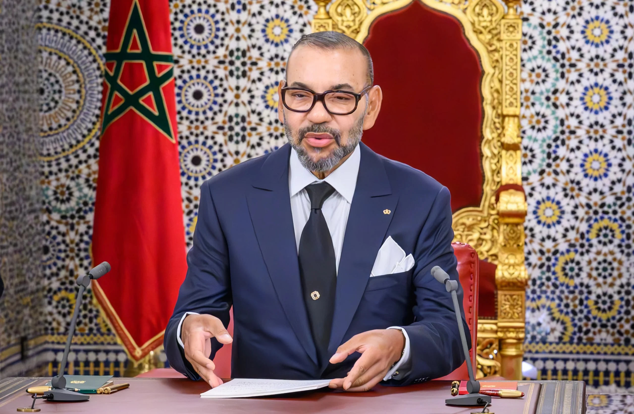 HM King Mohammed VI Addresses a Speech to Global Climate Action Summit