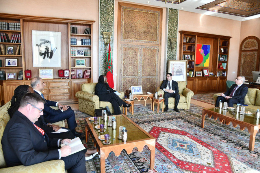 FM Nasser Bourita: Meeting with Bonnie Jenkins, Part of Morocco-US ...