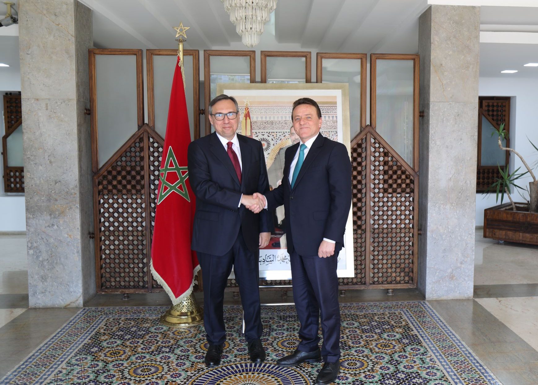 Minister Mohammed Abdeljalil Holds Talks with Brazilian Ambassador