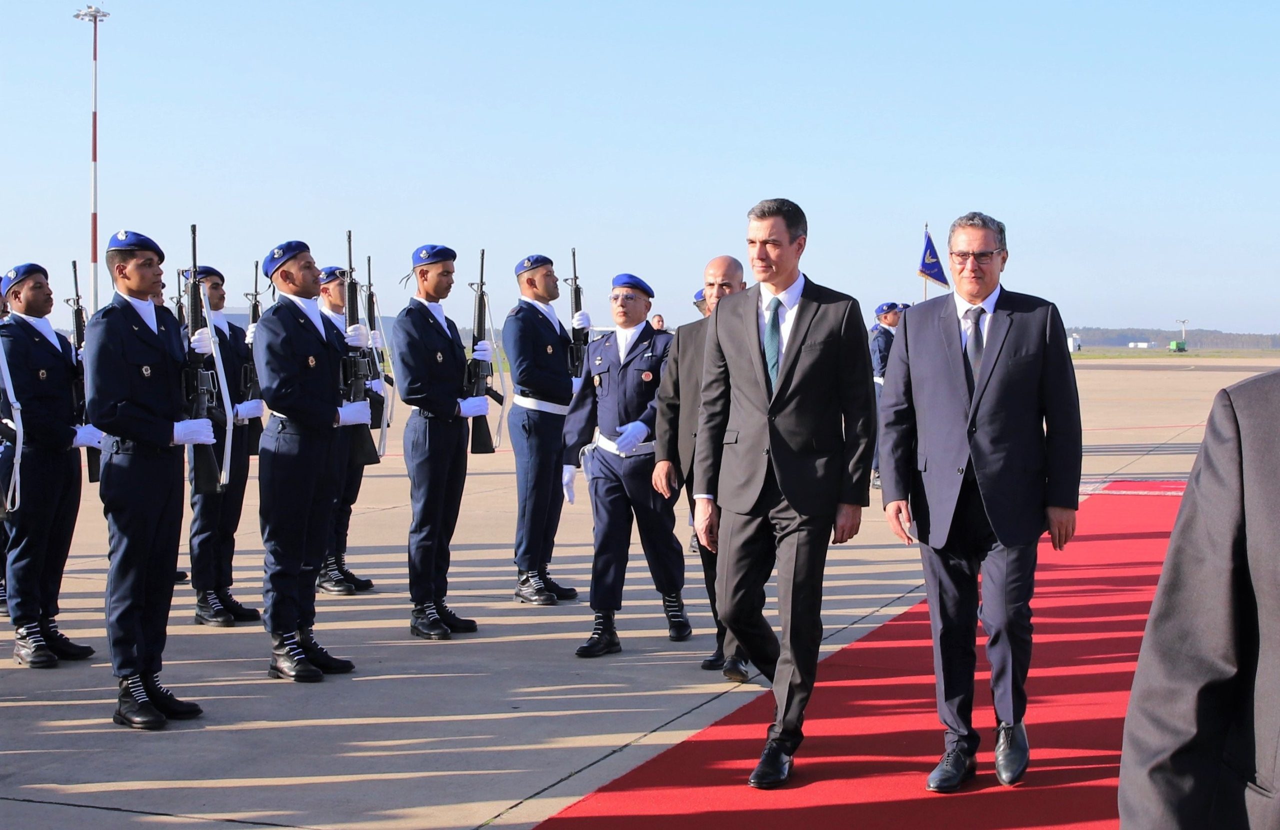 Spanish PM Pedro Sanchez Visits Morocco
